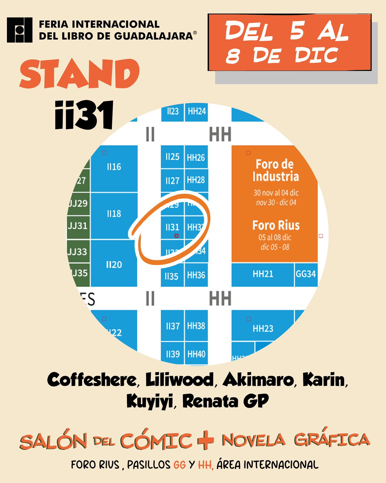 El Halcón del Rey en la FIL Guadalajara – A. Kozani